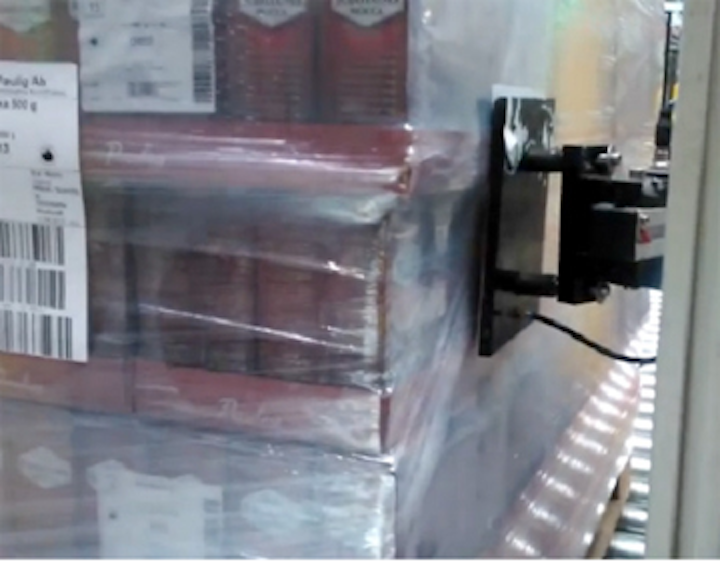 Barcode scanner validates pallet labels | Vision Systems Design