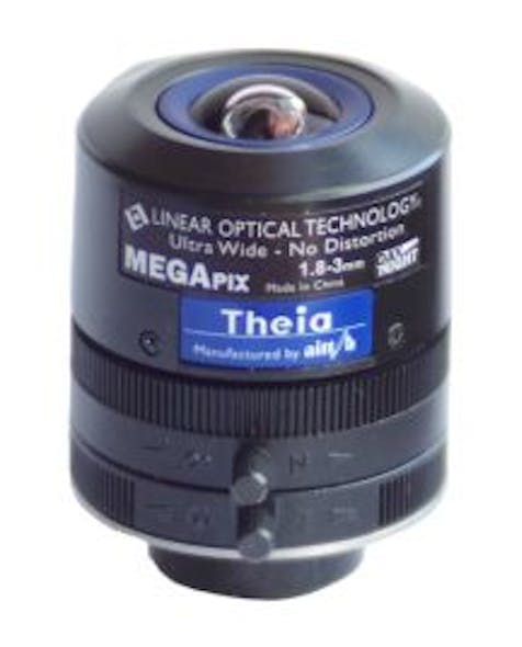 Theia introduces C-Mount ultra-wide undistorted varifocal lens | Vision ...
