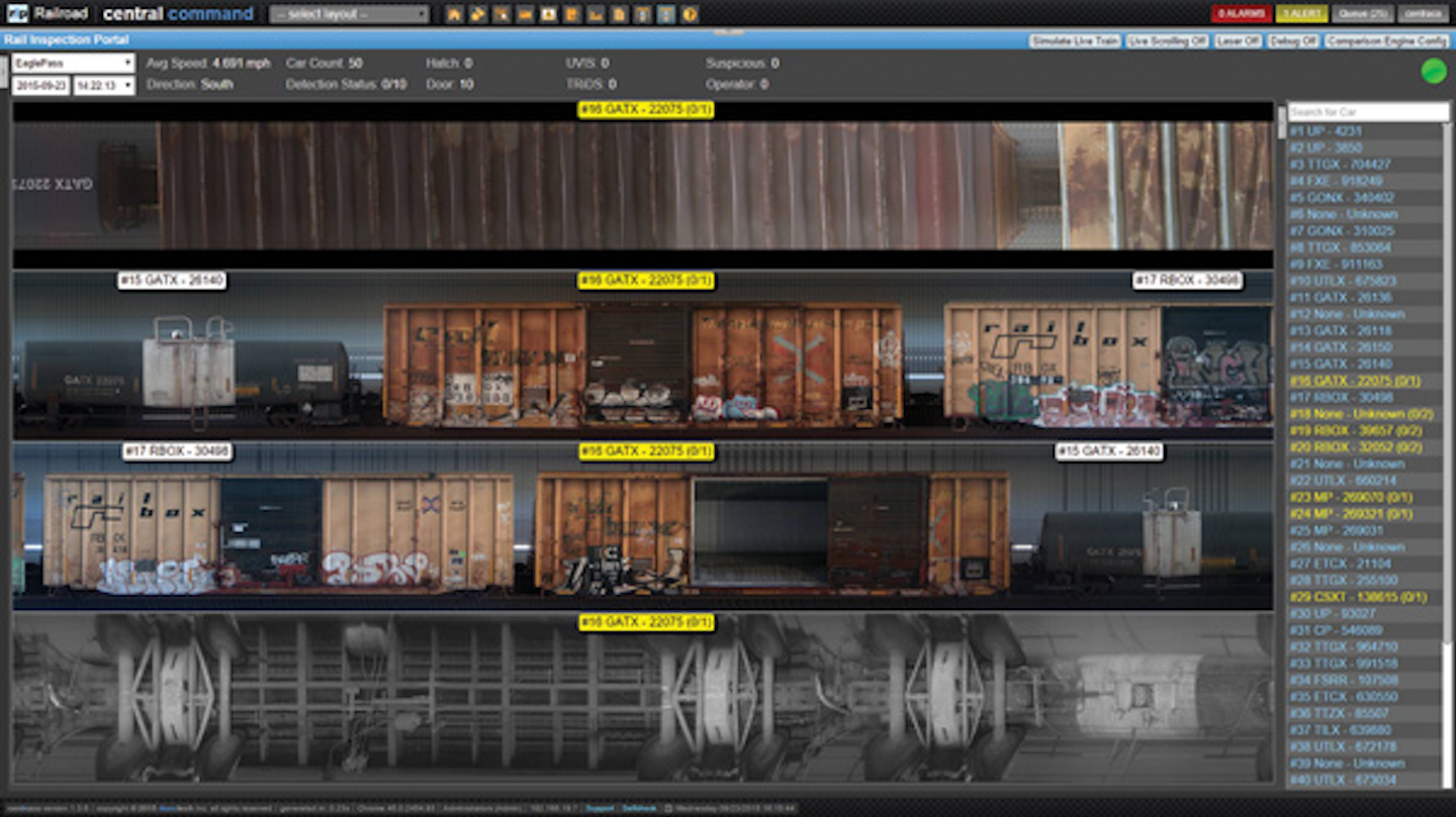 Line-scan cameras scan freight rail trains | Vision Systems Design