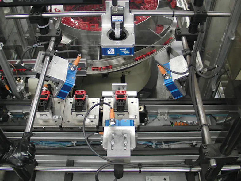 Automotive inspection: Multi-camera vision system verifies buckle ...