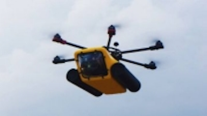 UAV lands on water, captures underwater footage | Vision Systems Design UAV lands on water, captures underwater footage | Vision Systems Design