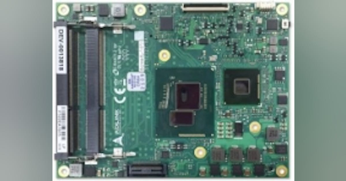 Com Express Module From Adlink Features 5th General Intel Core