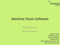 Machine vision software: Understanding imaging from a software ...
