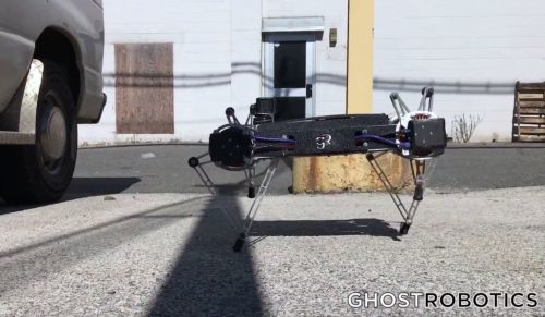 Autonomous quadruped robot from Ghost Robotics equipped with new ...