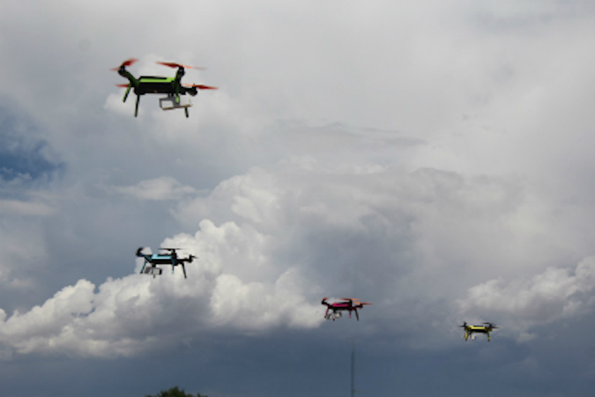 Unmanned systems: Robots help repair a US Air Force base, drone swarms ...