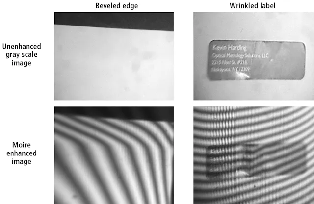 Moiré imaging methods enhance 3D image generation in machine vision ...