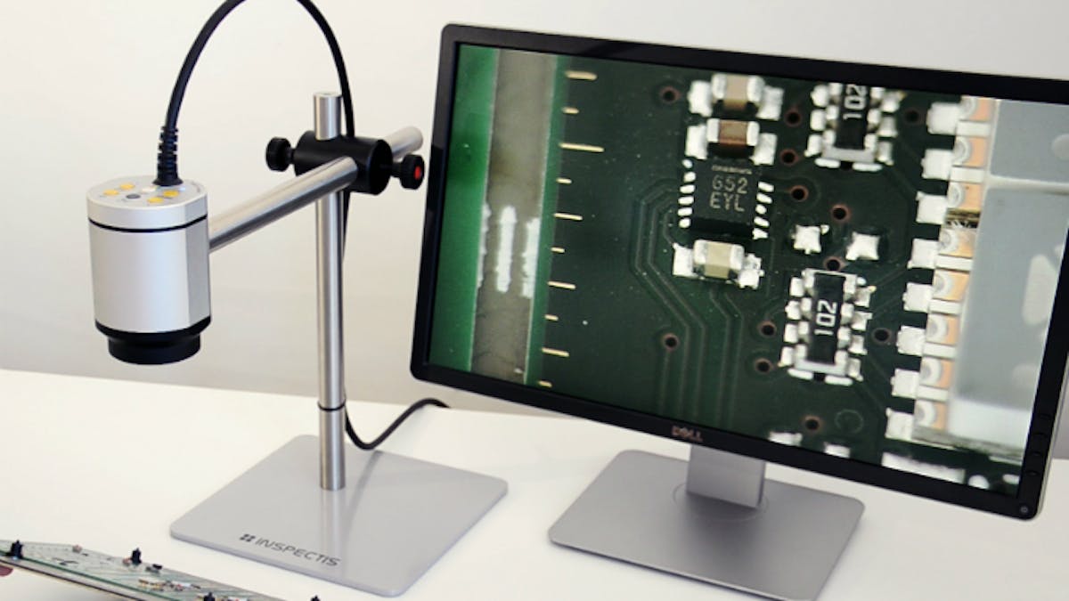 C12s digital inspection microscope camera released by inspectis AB ...