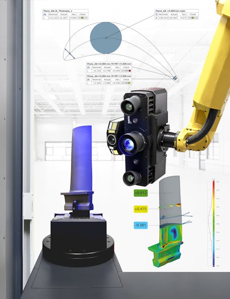 3d imaging measures and inspects aerospace turbine blades | Vision ...