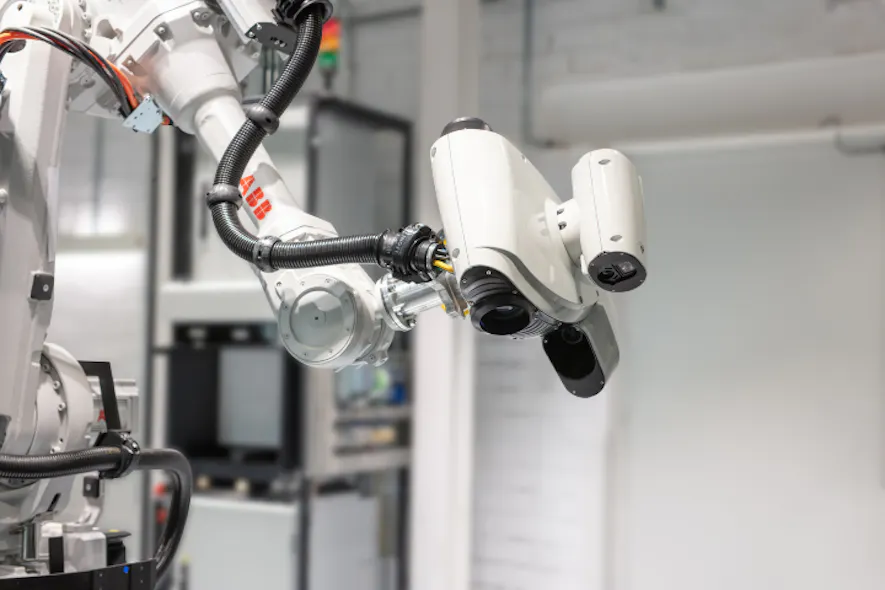 3D quality inspection robot cell speeds quality control testing ...