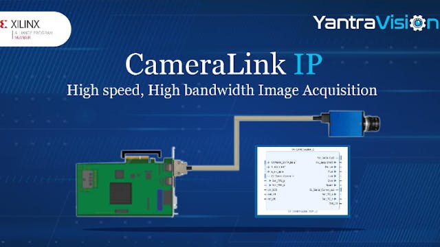 machine vision camera link IP from YantraVision | Vision Systems Design