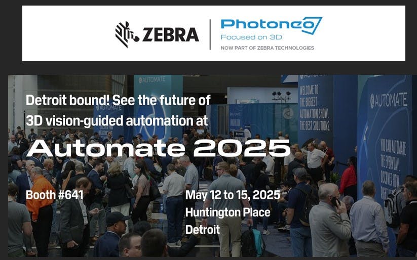 We’re heading to Detroit to showcase the future of 3D vision-guided automation at Automate 2025 ...